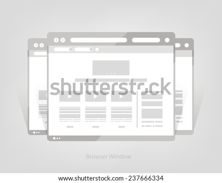 Facebook Web Page Browser Concept Social Stock Vector 731756932 ...