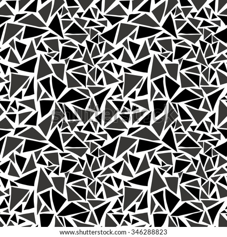 Random Triangle Background Seamless Patternvector Stock Vector ...