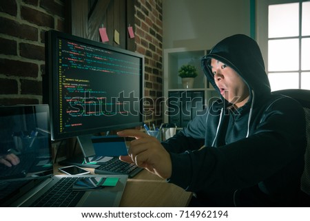 Smiling Beautiful Woman Hacker Using Personal Stock Photo 651471160 - Shutterstock