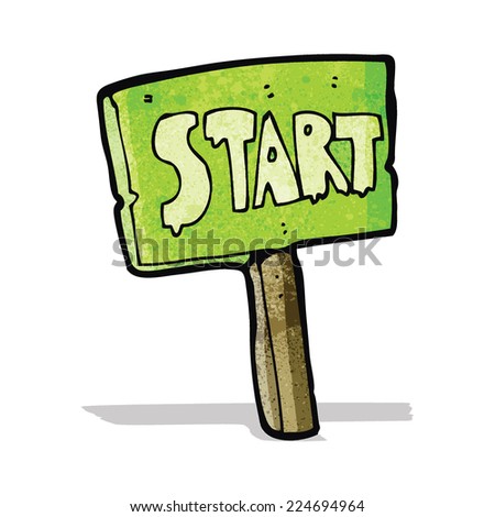 Start Sign Cartoon Stock Vector 79833028 - Shutterstock Start Sign Cartoon Stock Vector 79833028 - Shutterstock
