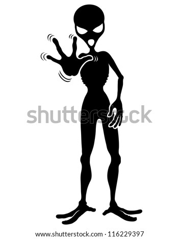 Alien Silhouette Stock Images, Royalty-Free Images & Vectors | Shutterstock