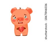 Crying Pig Vector Clipart image - Free stock photo - Public Domain ...